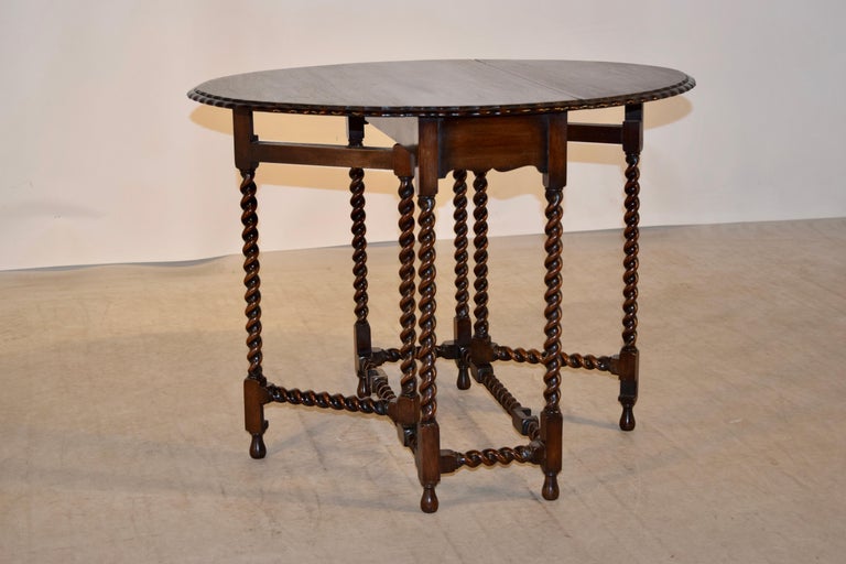 Late 19th Century Mahogany Gate Leg Table at 1stDibs