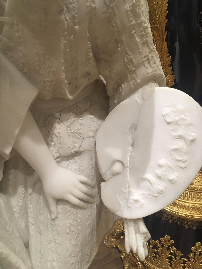 Late 19th Century, Marble Sculpture by Raffaello Romanelli For Sale at ...