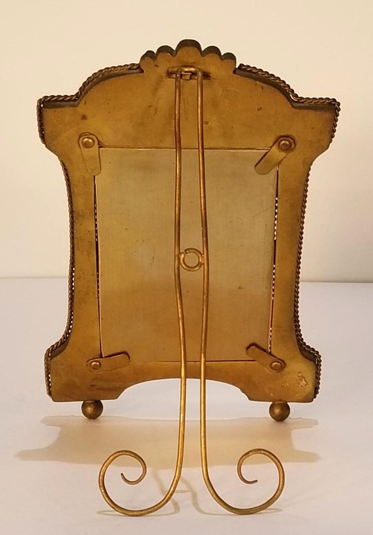 Late 19th Century Micro Mosaic Brass Picture Frame at 1stDibs