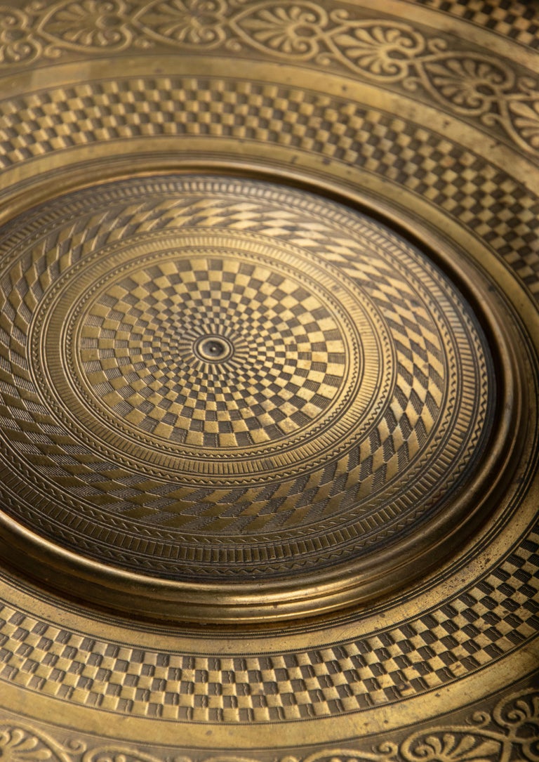Late 19th Century Napoleon III Bronze Tazza Dish For Sale at 1stDibs