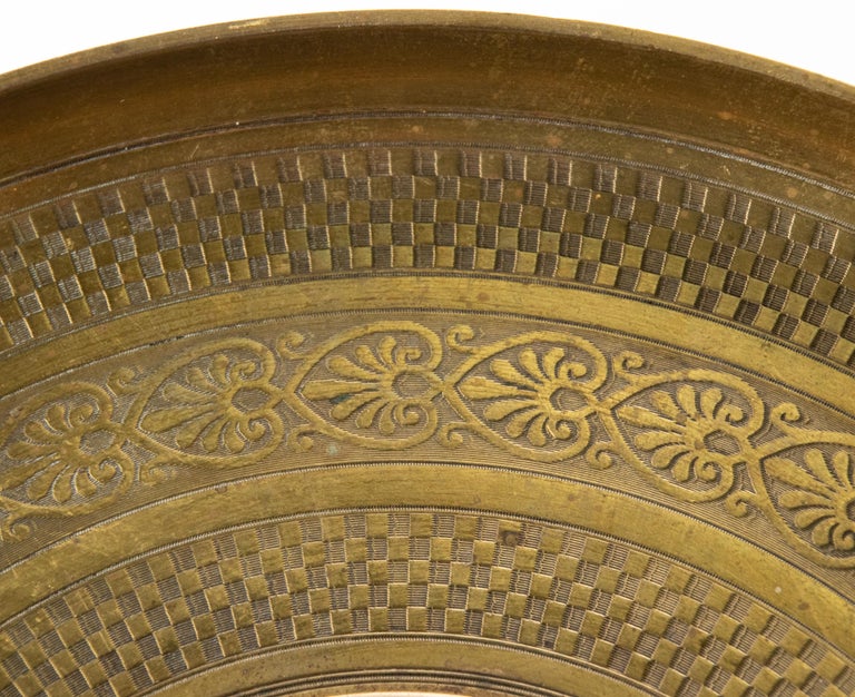 Late 19th Century Napoleon III Bronze Tazza Dish For Sale at 1stDibs
