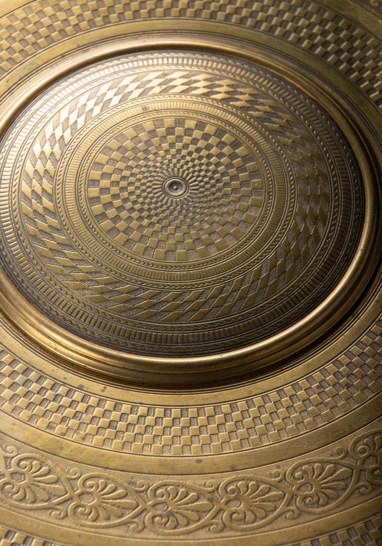 Late 19th Century Napoleon III Bronze Tazza Dish For Sale at 1stDibs
