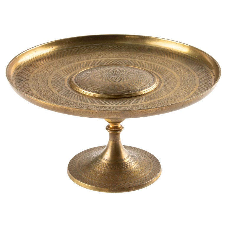 Late 19th Century Napoleon III Bronze Tazza Dish For Sale at 1stDibs