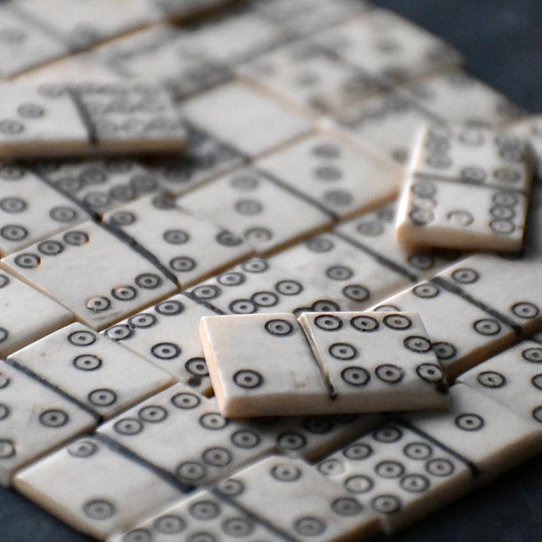 Late 19th Century Napoleonic Prisoner of War Dominos For Sale at 1stDibs