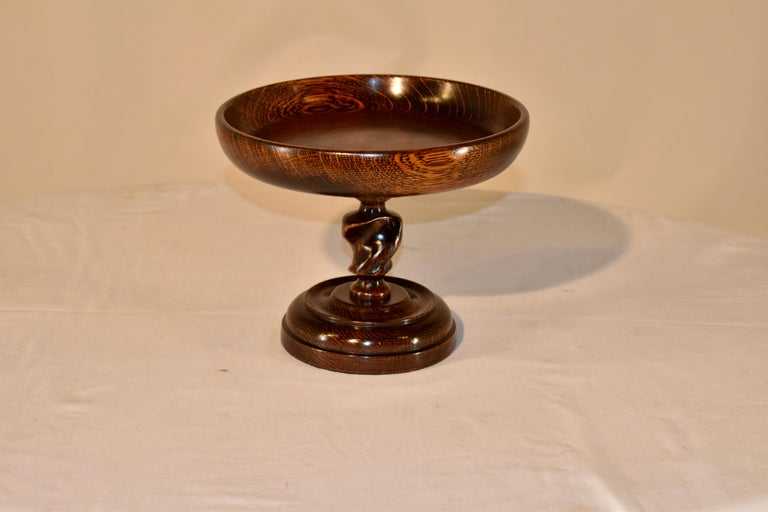Late 19th Century Oak Compote For Sale at 1stDibs