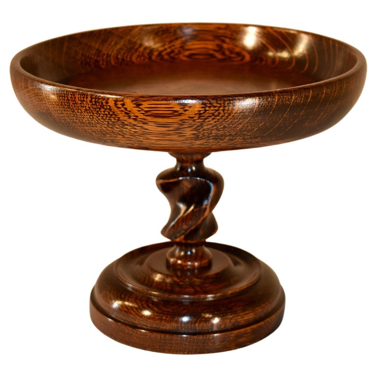 Late 19th Century Oak Compote For Sale at 1stDibs