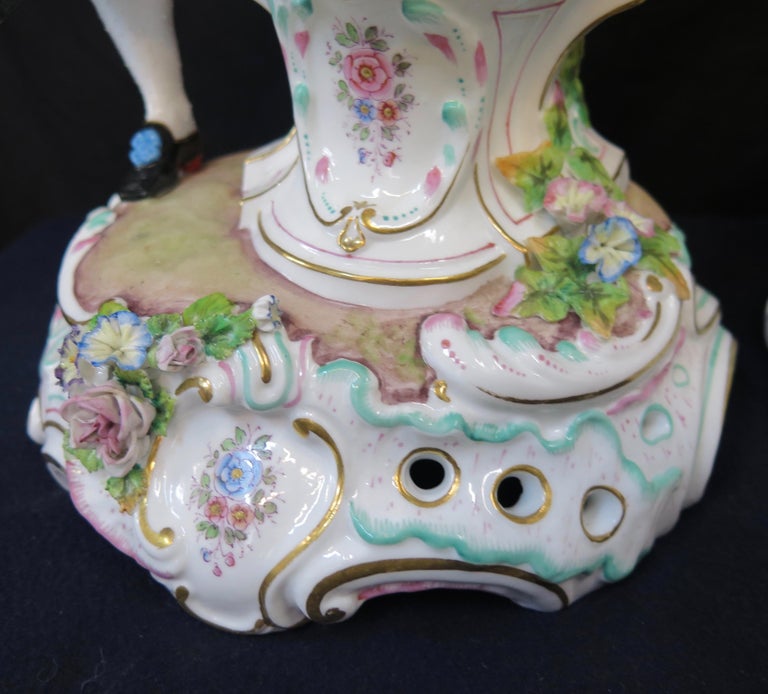 Late 19th Century Pair of Large Paris Porcelain Statues For Sale at 1stDibs
