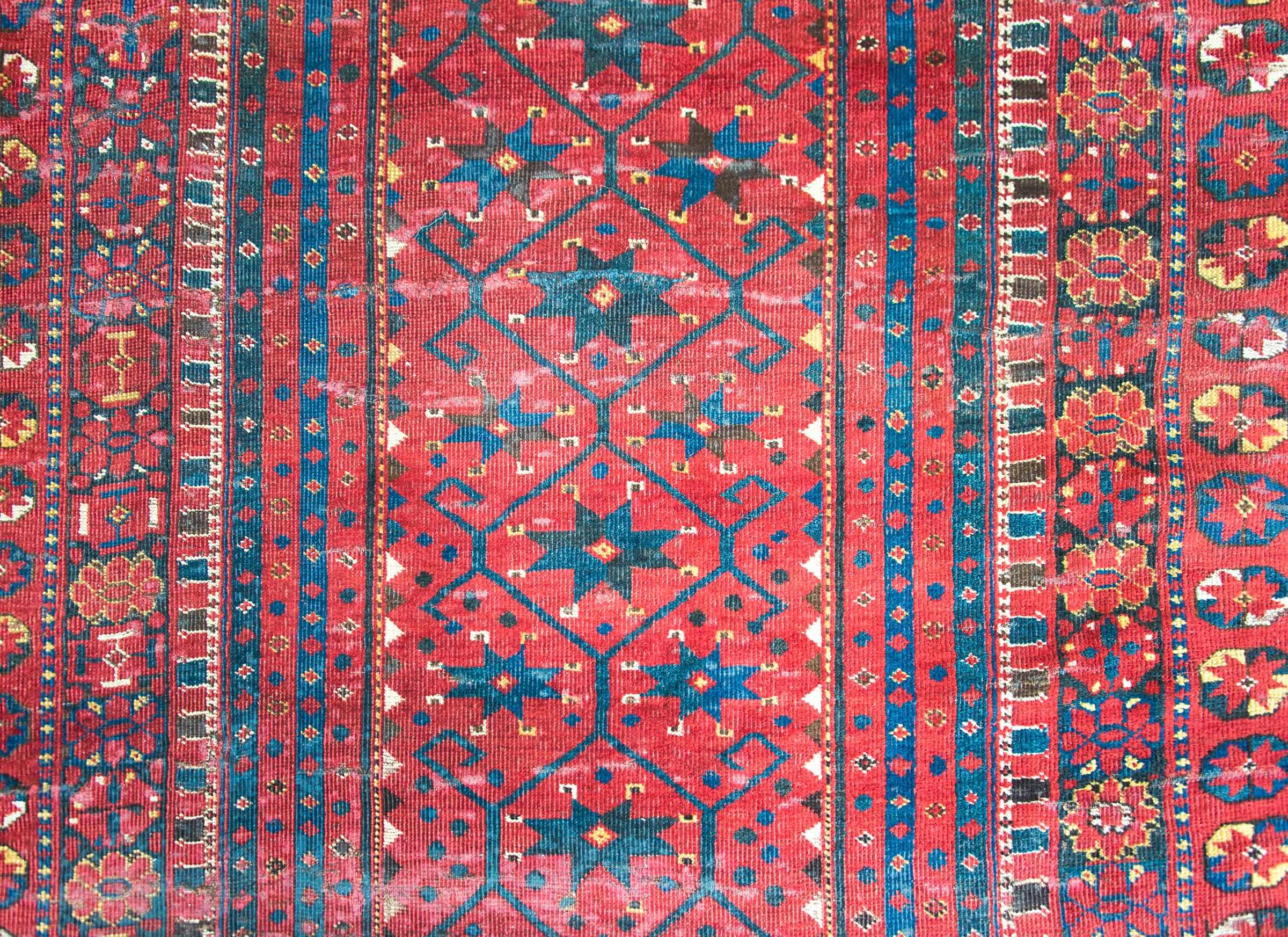 Late 19th Century Persian Bashir Rug For Sale at 1stDibs