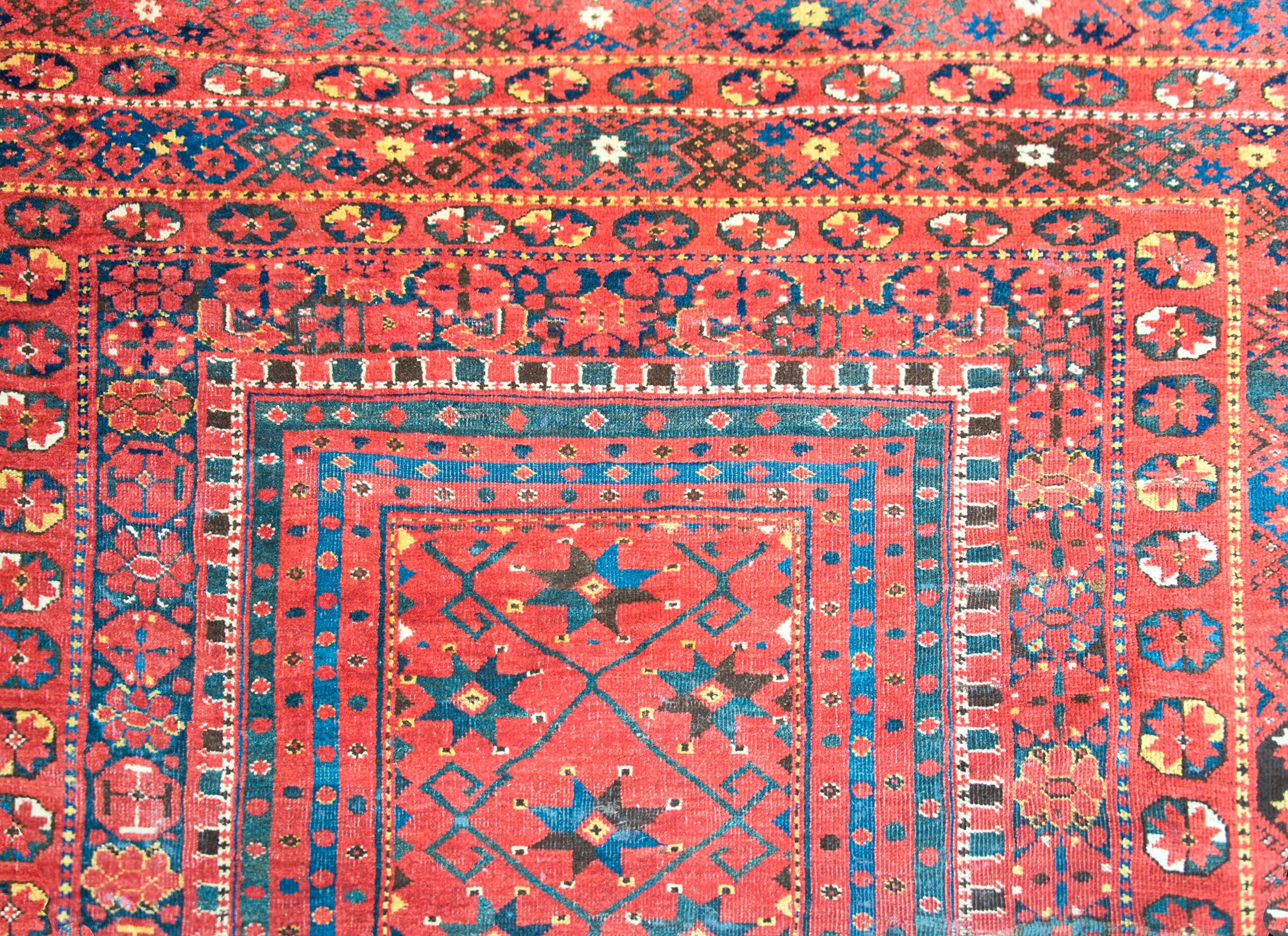 Late 19th Century Persian Bashir Rug For Sale at 1stDibs