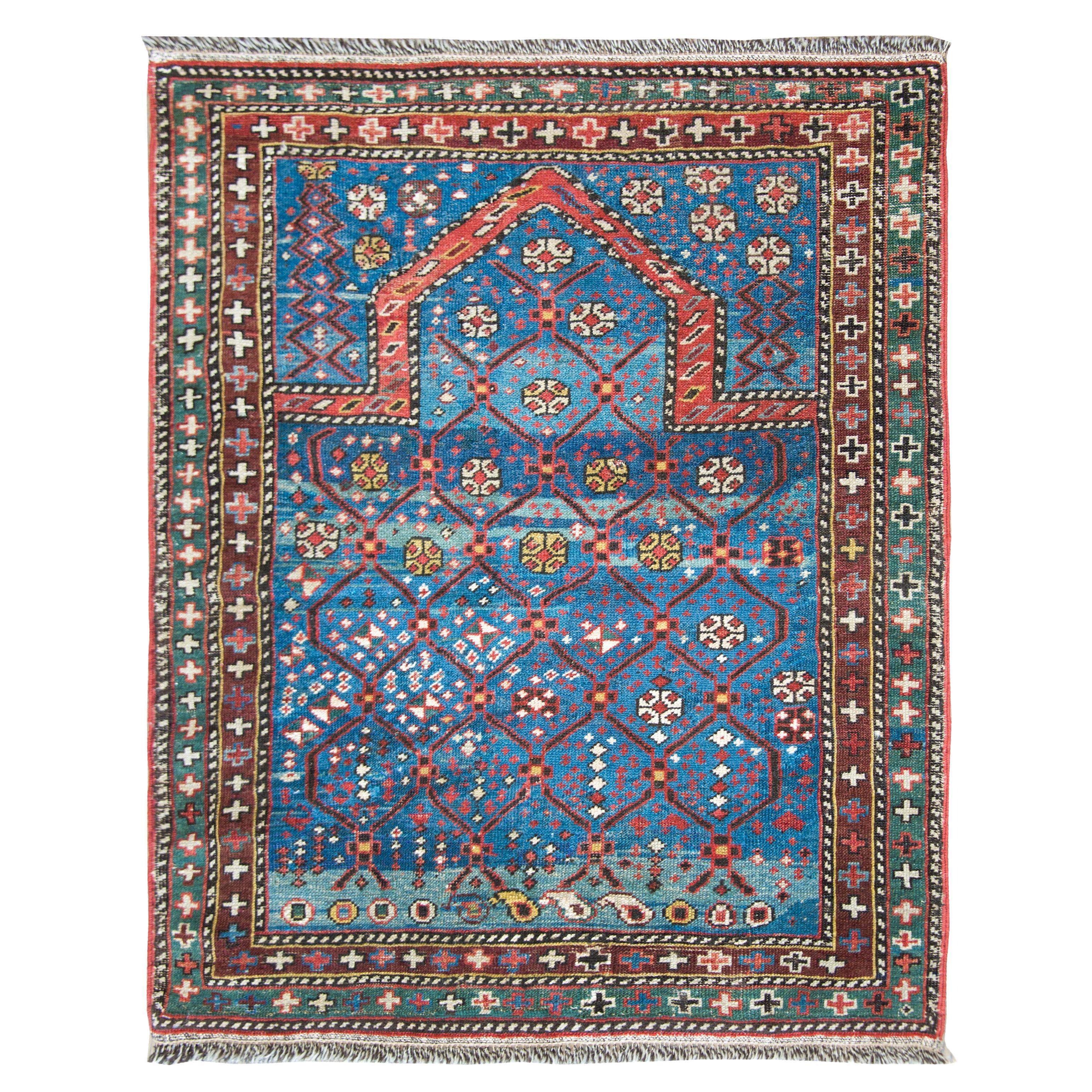 Antique Caucasian Kuba Rug, Late 19th Century For Sale at 1stDibs