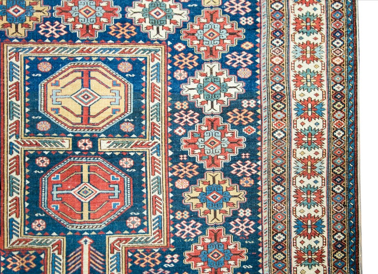 Late 19th Century Persian Shirvan Rug For Sale at 1stDibs