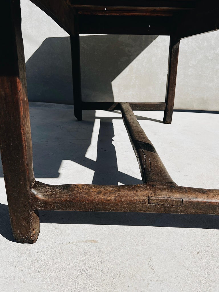 Late 19th Century Spanish Primitive Rustic Wood Dining Table at 1stDibs