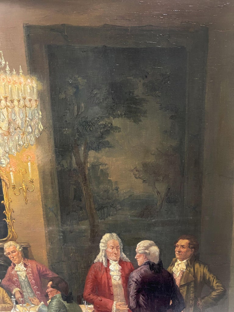 Late 19th Century Regency Style Figurative Oil Painting by Elsa a ...