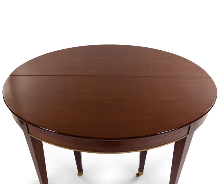 Russian Neoclassic Style Mahogany Dining Table For Sale at 1stDibs
