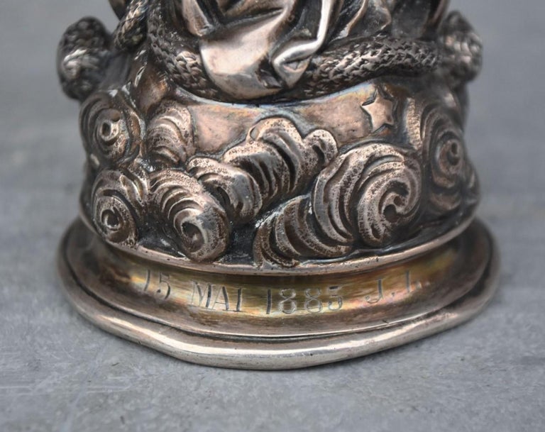 Late 19th Century Silver Statue of the Blessed Virgin Mary at 1stDibs ...