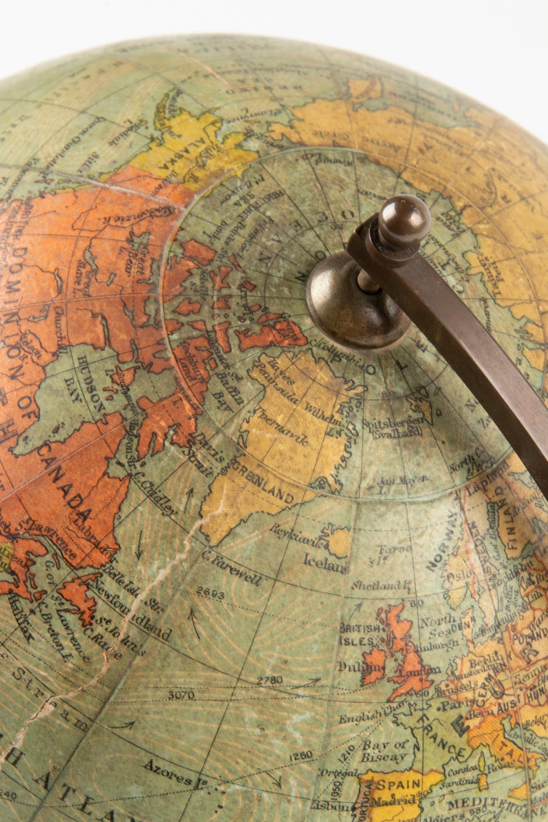 Late 19th Century Small Size Globe Edited by Philips Terrestrial London ...