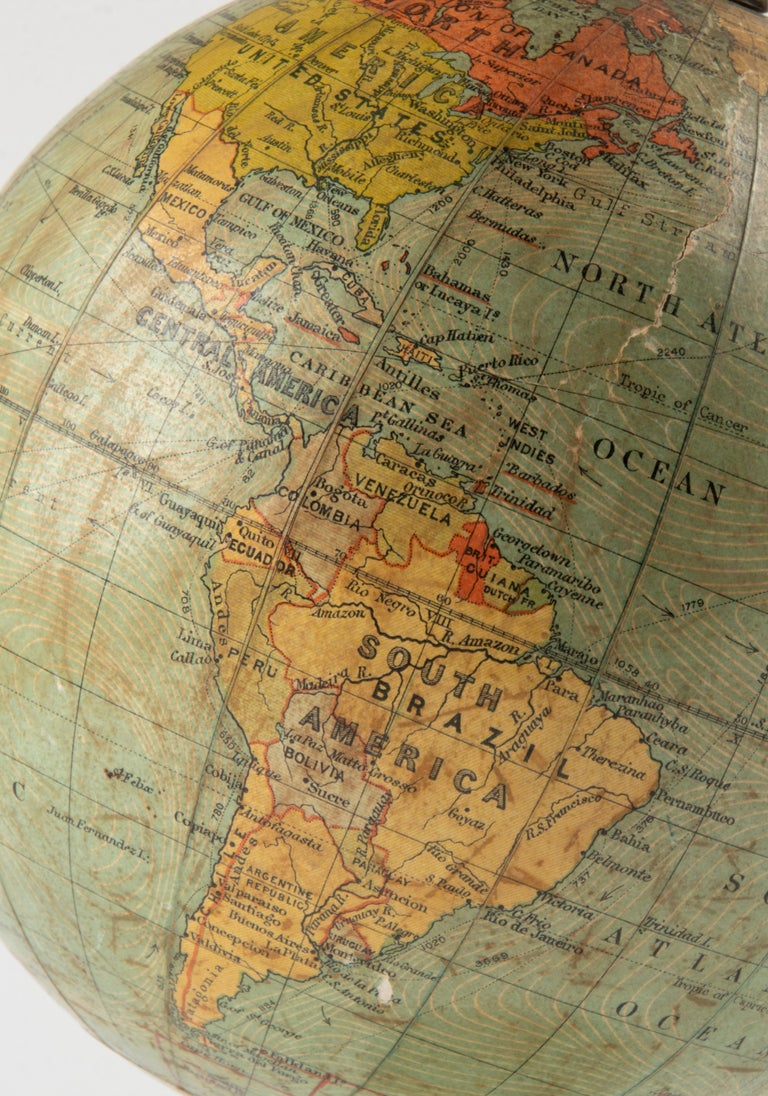 Late 19th Century Small Size Globe Edited by Philips Terrestrial London ...