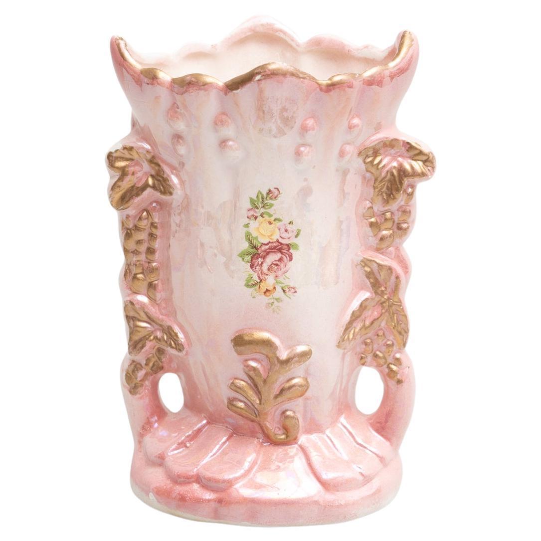 Late 19th Century Spanish Serves Style Vase For Sale at 1stDibs
