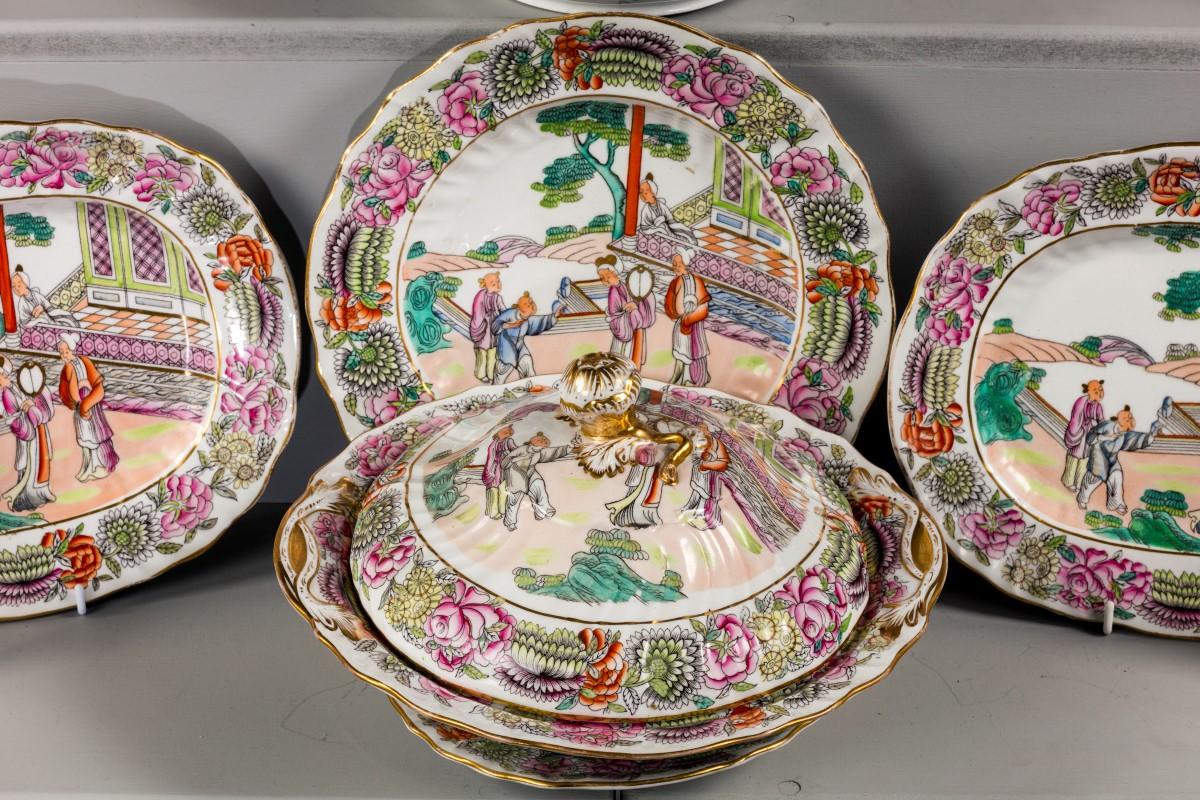 Late 19th Century Staffordshire Dinner Service at 1stDibs