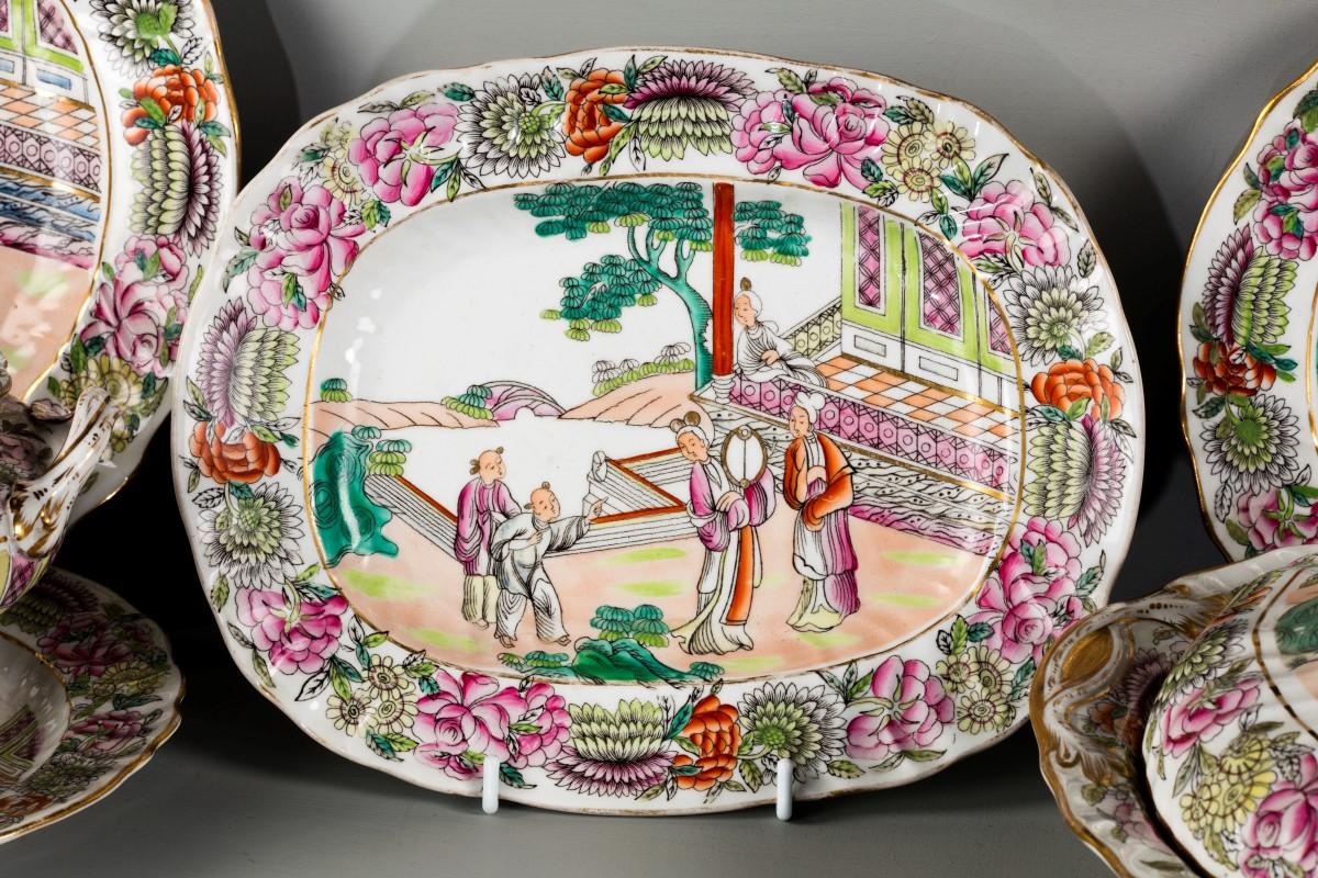 Late 19th Century Staffordshire Dinner Service at 1stDibs