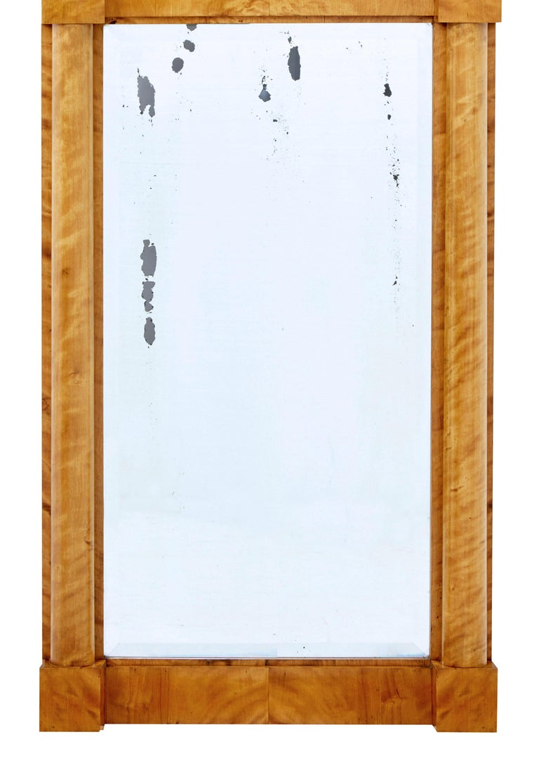 Late 19th Century Swedish Empire Revival Birch Pier Mirror For Sale at ...