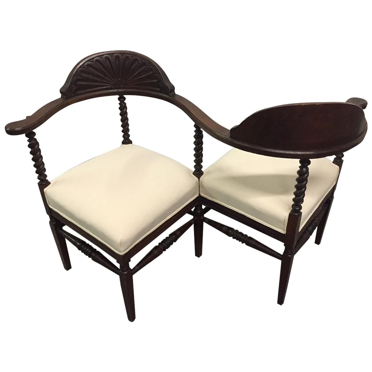 Tete A Tete Chairs - 23 For Sale on 1stdibs