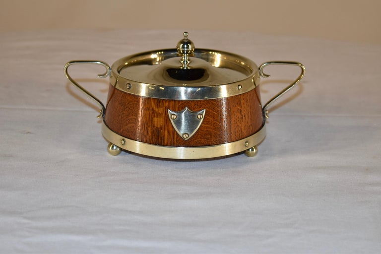 Late 19th Century Treen Butter Dish at 1stDibs