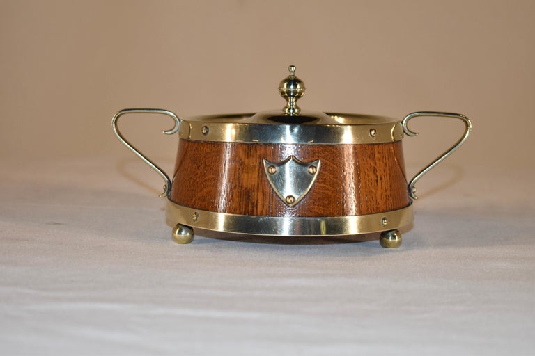 Late 19th Century Treen Butter Dish at 1stDibs