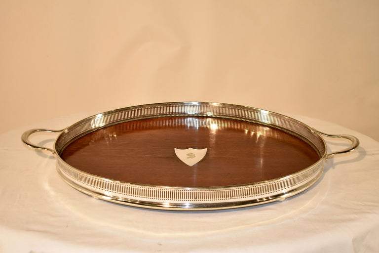 Late 19th Century Treen Gallery Tray For Sale at 1stDibs