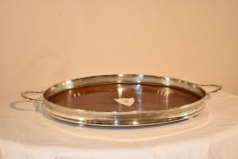 Late 19th Century Treen Gallery Tray For Sale at 1stDibs