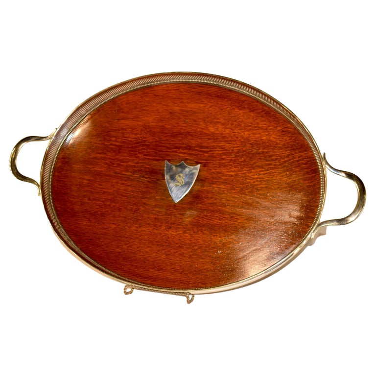 Late 19th Century Treen Gallery Tray For Sale at 1stDibs