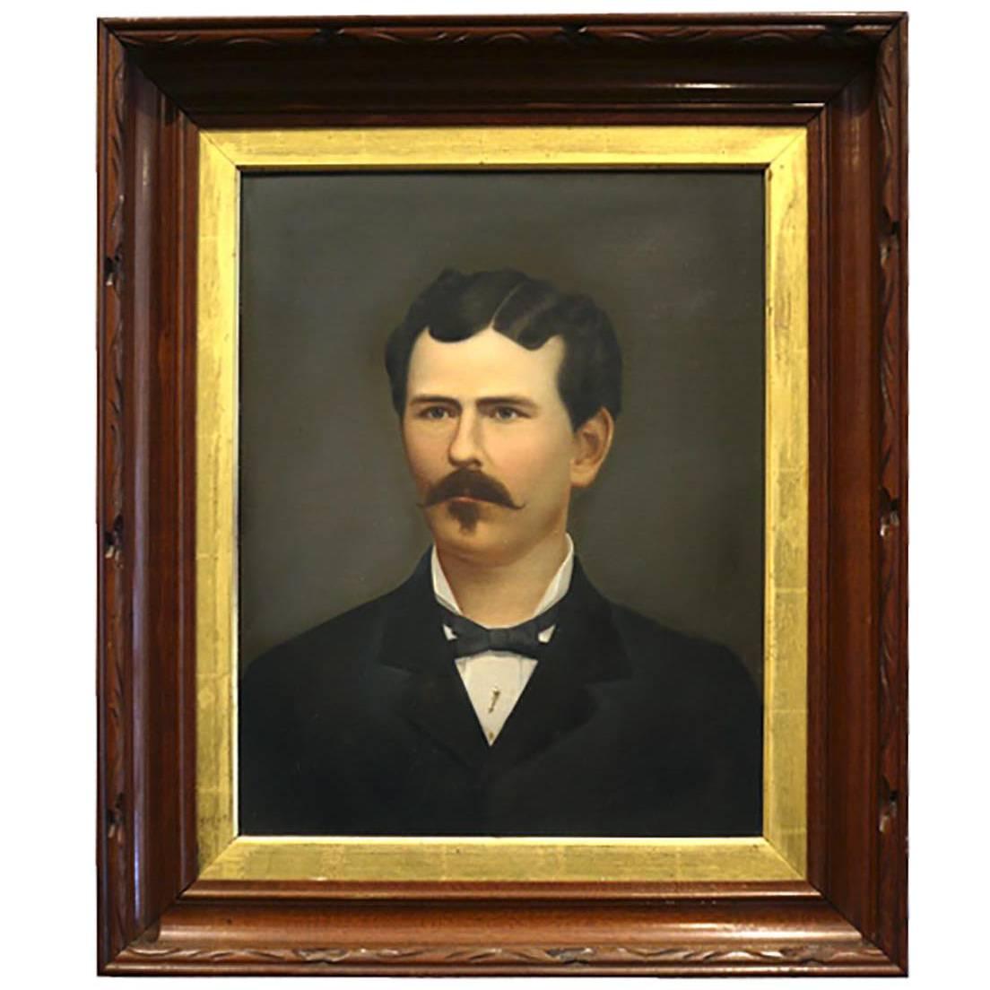 Late 19th Century Untitled Oil Portrait of Victorian Gentlemen, circa ...