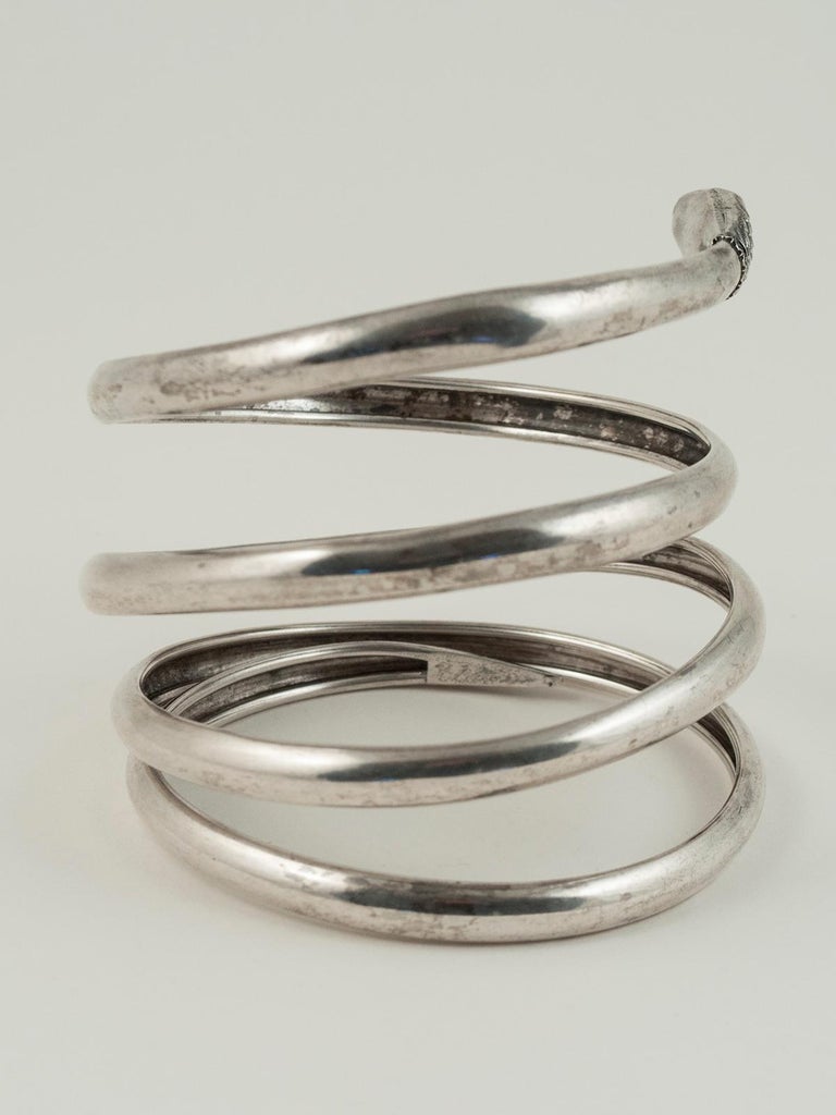 Late 19th Century Victorian Silver Snake Bracelet at 1stDibs | silver ...