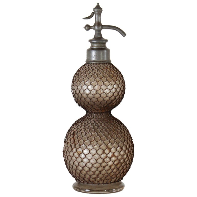 Late 19th Century Vintage Glass Seltzer at 1stDibs
