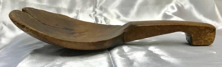 Wooden Spoon Paddle from France, 19th Century For Sale at 1stDibs