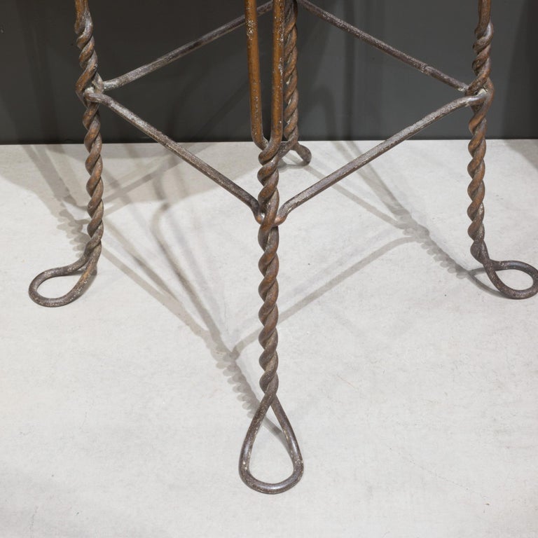 Late 19th/Early 20th c. Ice Cream Parlor Copper Plated Wire Stools c ...