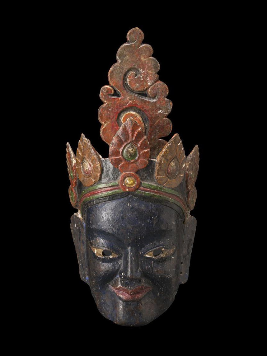 Late 19th-Early 20th Century Buddhist Mask, Highlands of Ladakh For ...