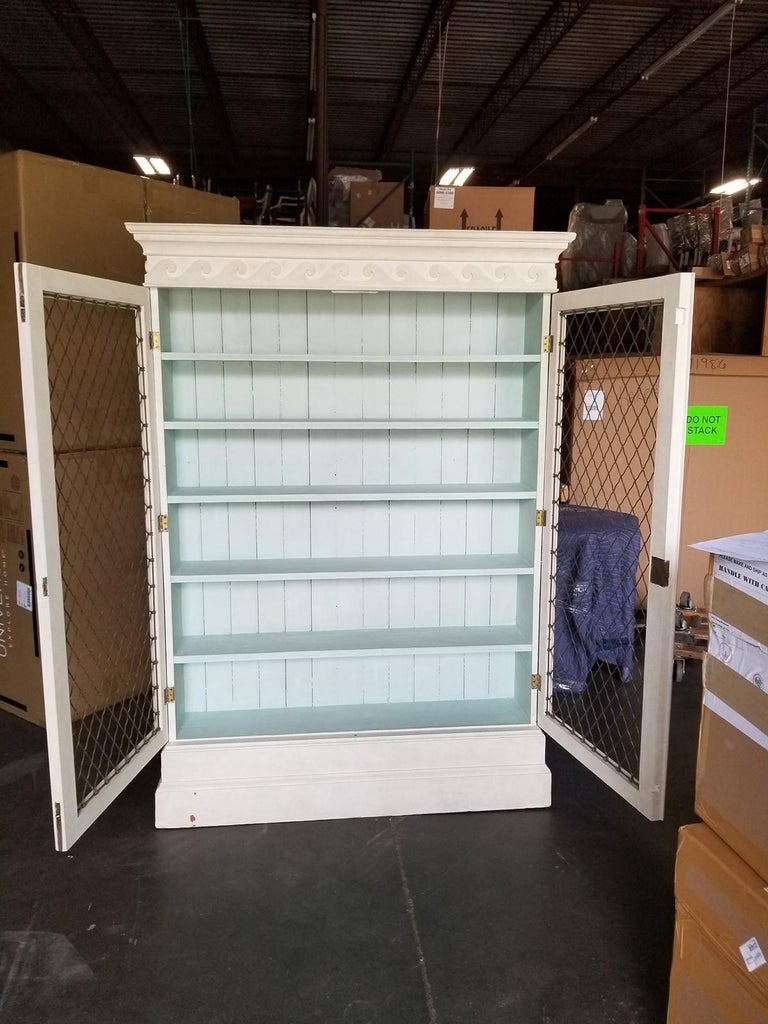 Late 19th-Early 20th Century George III Style Pine Bookcase, Vitruvian ...