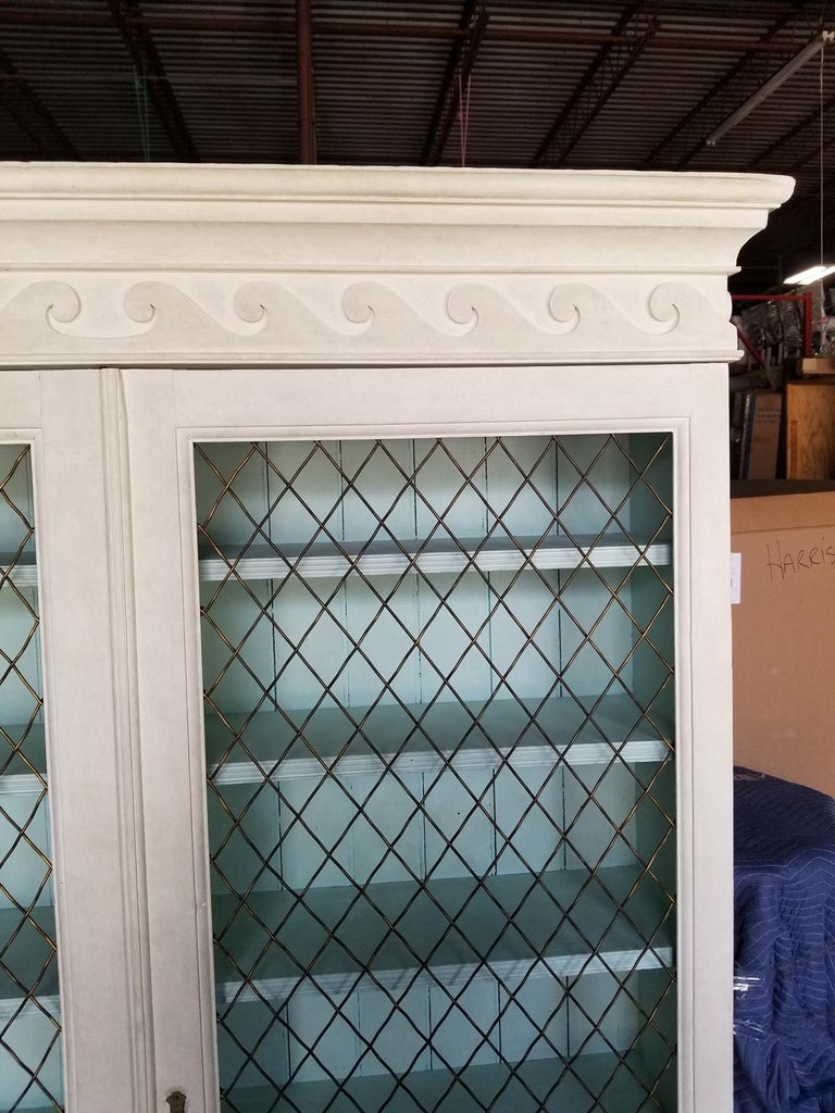 Late 19th-Early 20th Century George III Style Pine Bookcase, Vitruvian ...