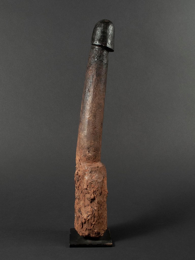 Late 19th-Early 20th Century Wood Legba Phallus, Fon People, West ...