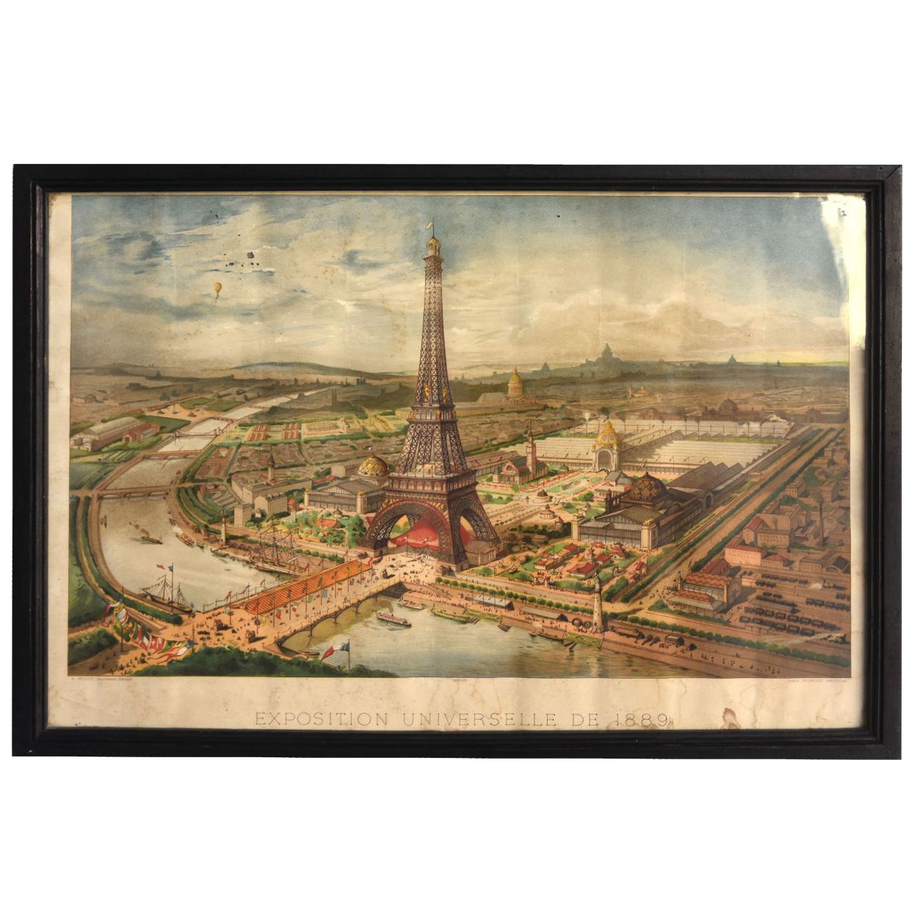 19th Century Lithography Collage For Sale at 1stDibs