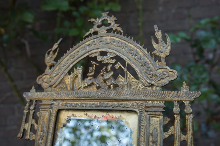 Late 19th or Early 20th Century Chinese or Chinoiserie Gilt Ormolu ...