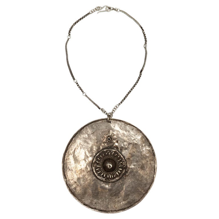 Late 19th to Early 20th Century Silver Pectoral Necklace by Jewels ...