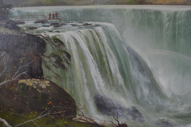 Late 19th Century American Oil Painting of Niagara Falls For Sale at ...