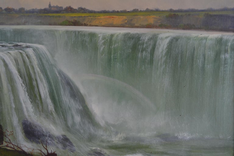 Late 19th Century American Oil Painting of Niagara Falls For Sale at ...