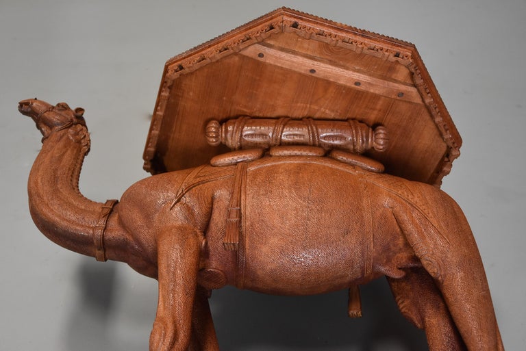 Late 19thc Anglo Indian Hardwood Camel Table of Superb Quality and Good ...