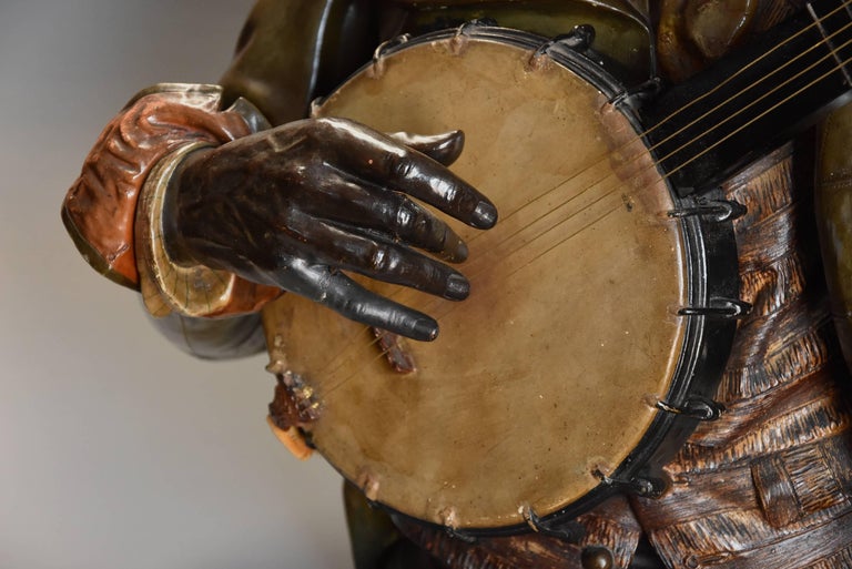 Late 19th Century Fine Quality Lifesize Terracotta Bust of the 'Banjo ...