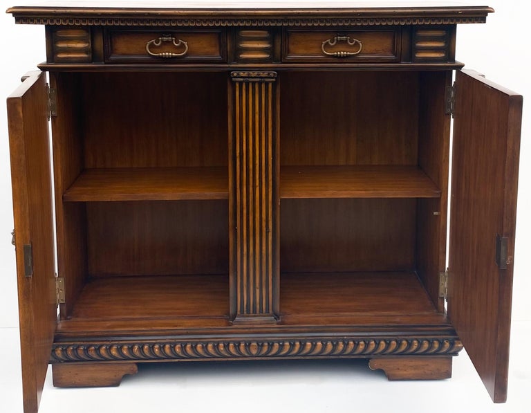 Late 20th Century Neoclassical Style Bookcase Cabinet by Theodore ...