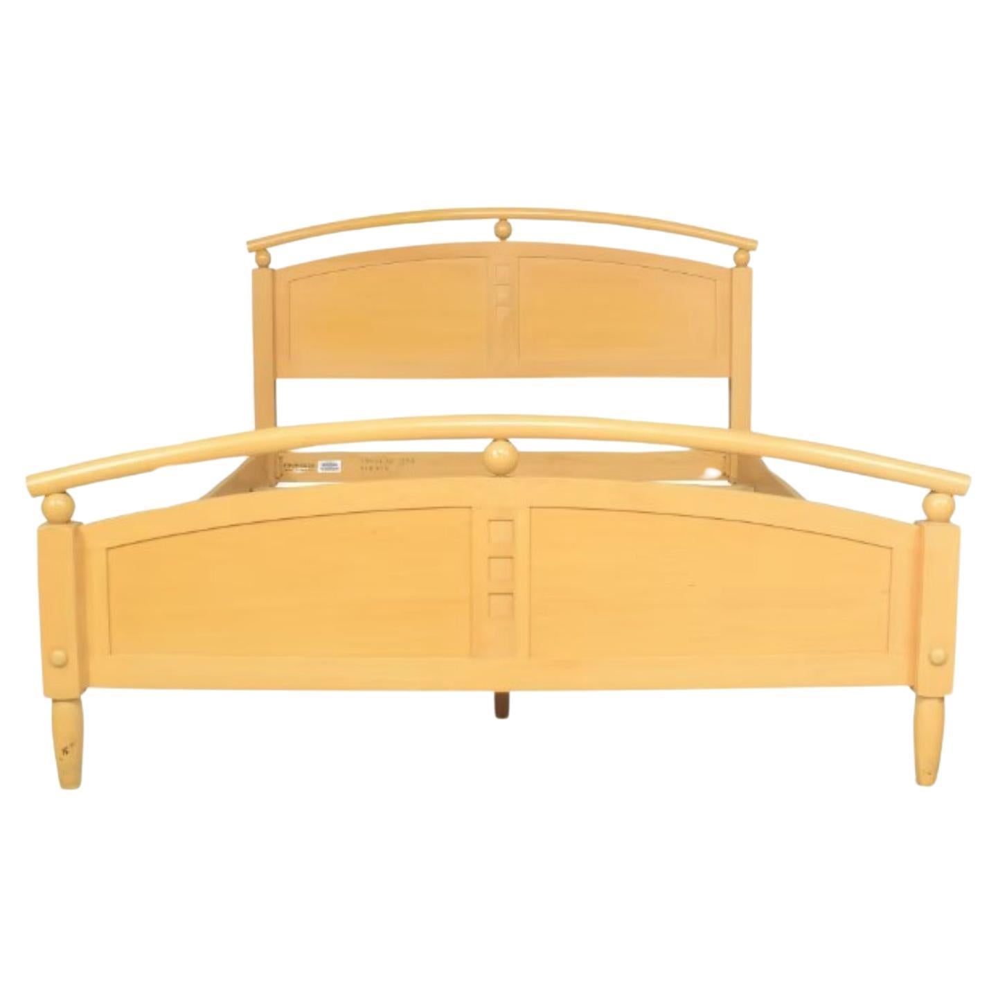 1960s Refinished Solid Maple Full Size Poster Bedstead For Sale at ...