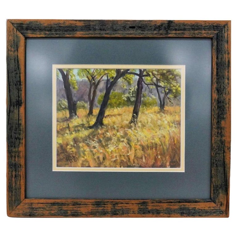 Late 20th Century Brian Grimm Landscape Study Painting For Sale at 1stDibs